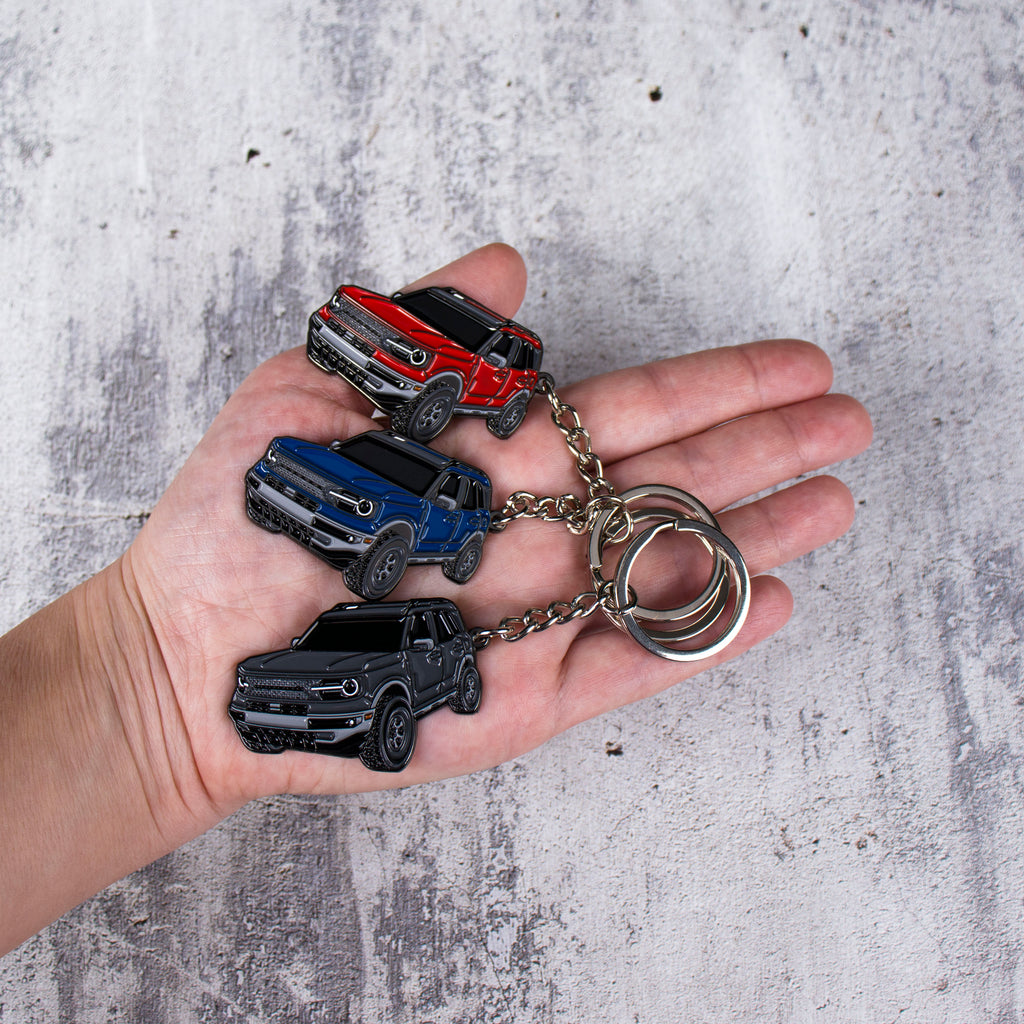 Bronco Sport Keychain – Four Wheel Beast
