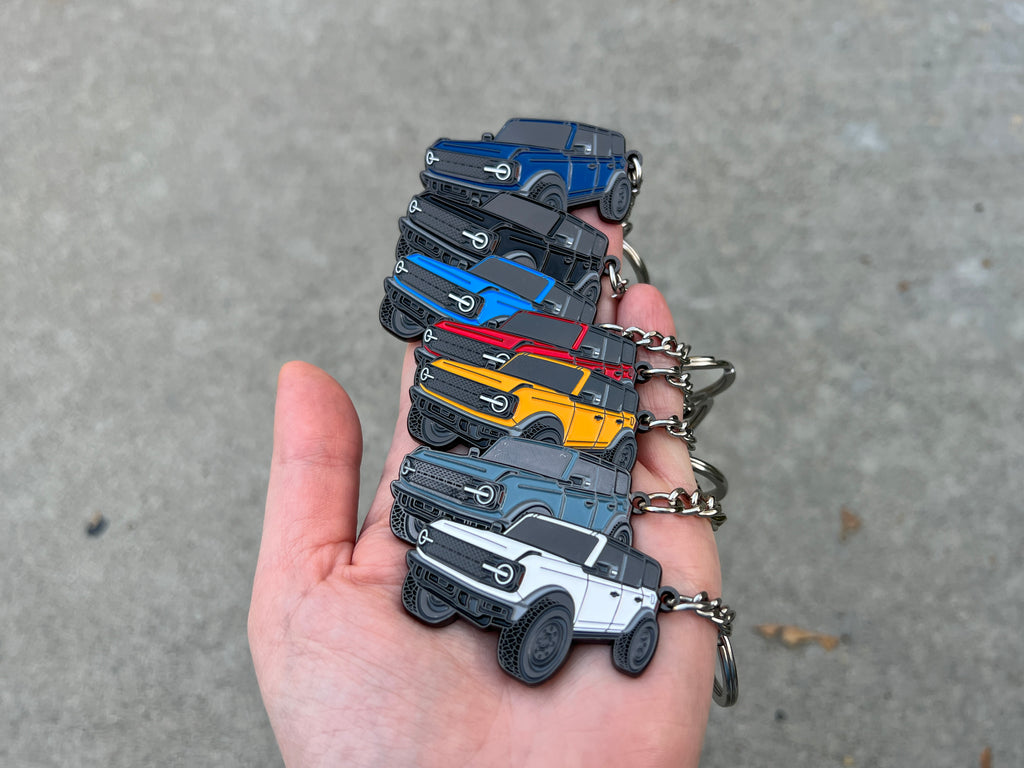 Bronco Keychain – Four Wheel Beast